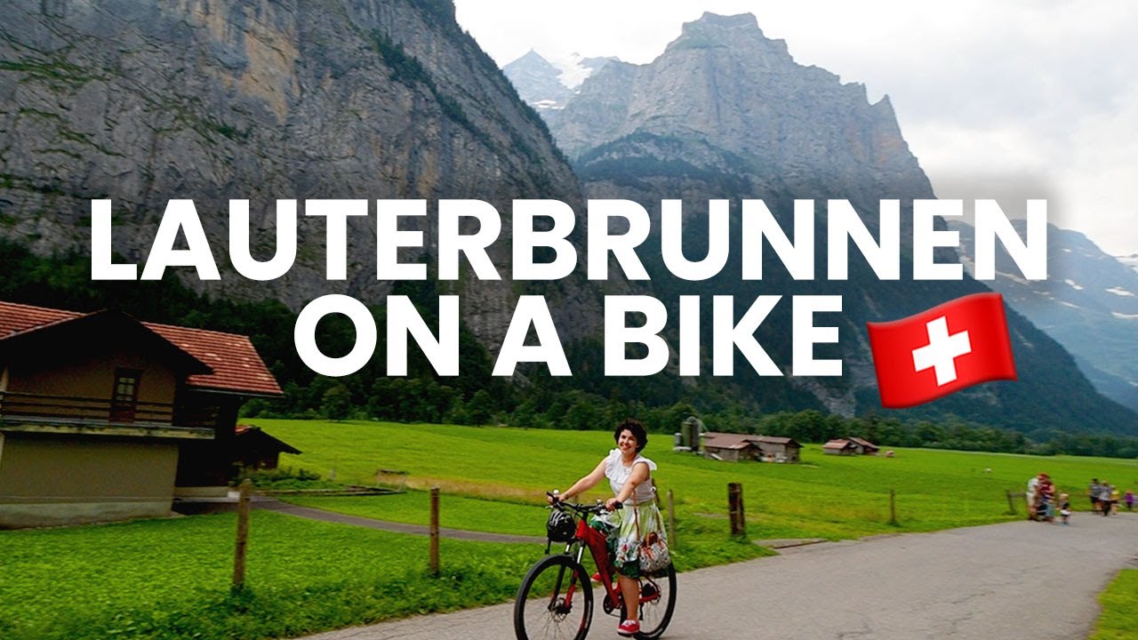The MOST BEAUTIFUL Bike Ride in the World | Lauterbrunnen Valley ...