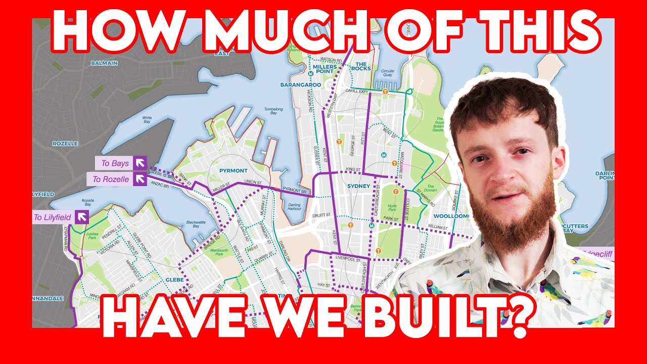 The Past & Future of Sydney's Cycleways: An Animated Map - Cycling Europe