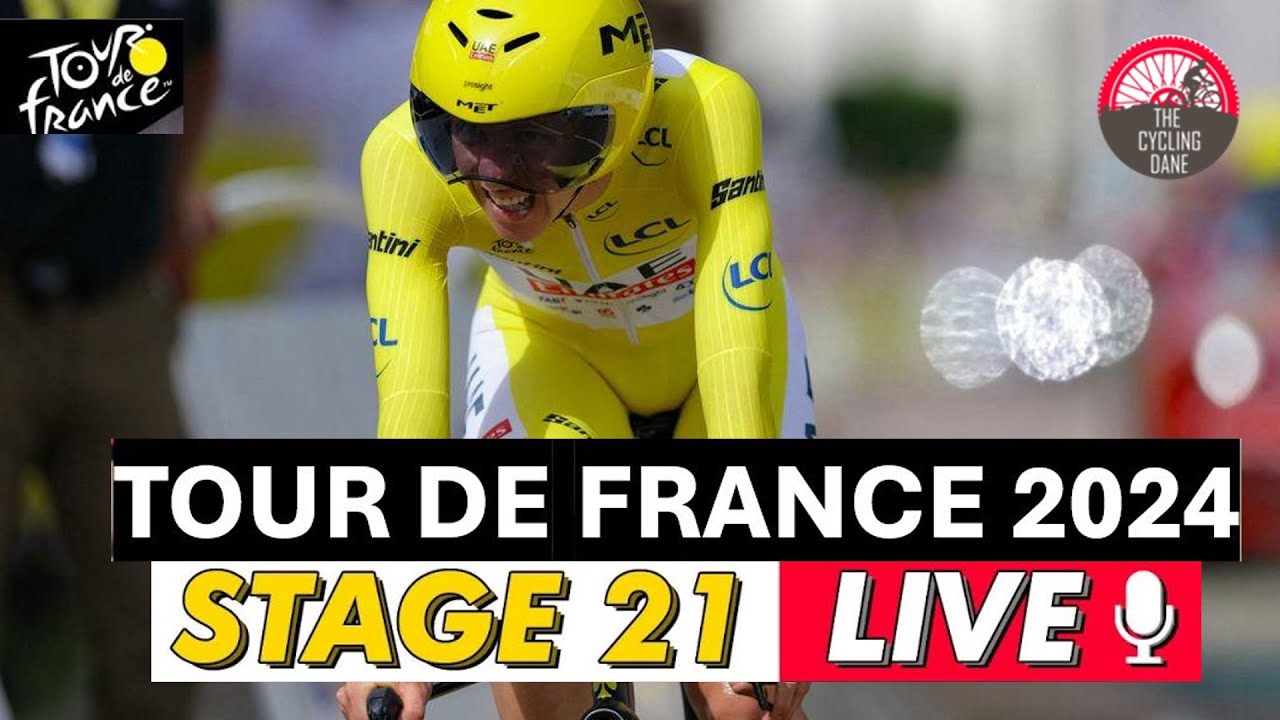 Tour de France 2024 Stage 21 LIVE COMMENTARY - Tadej Pogacar VS Remco Evenepoel in the Time ...
