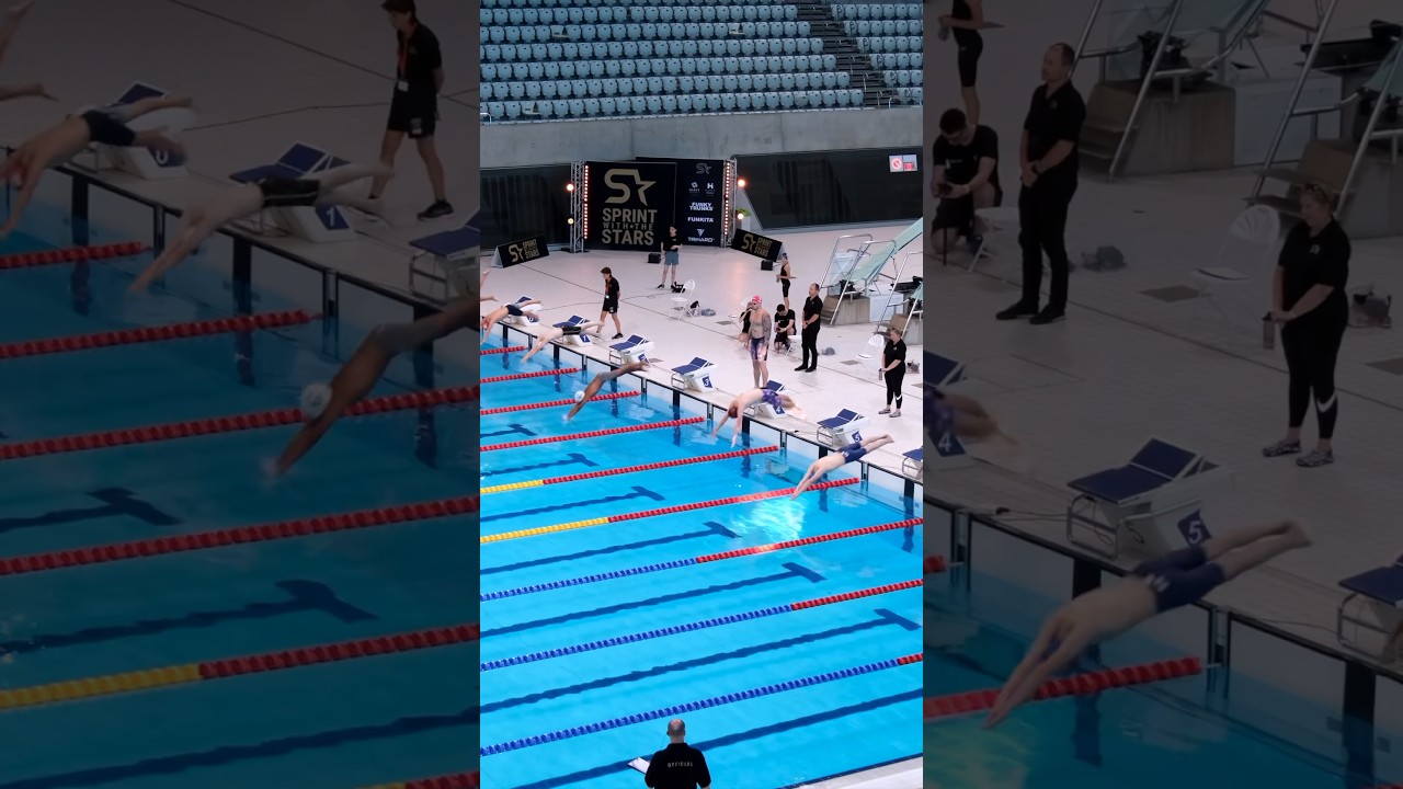 Olympic Swimmer vs Regular Swimmer 😏 - Cycling Europe
