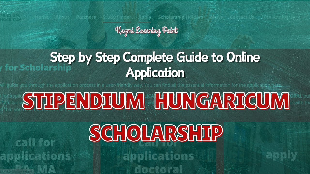 How to apply for a Stipendium Hungaricum Scholarship Application 2025 ... How to apply for a Stipendium Hungaricum Scholarship Application 2025 ...