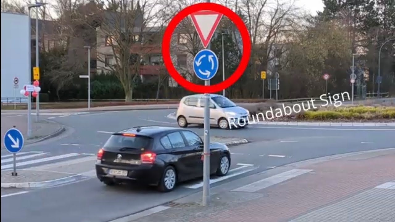 Driving In Germany: Roundabout Rules Explained - Cycling Europe