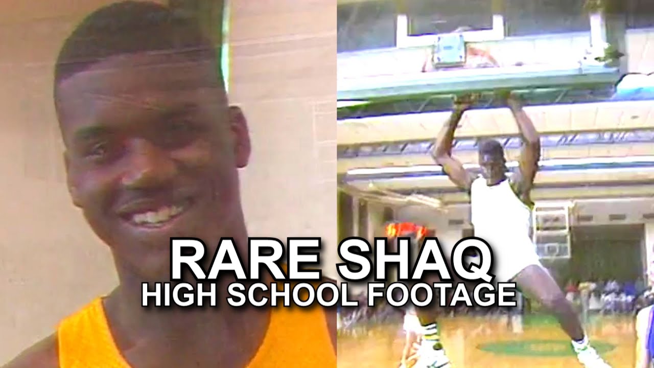 Rare footage of SHAQ from High School - Predicted 6.2 Million a year 😂 ...