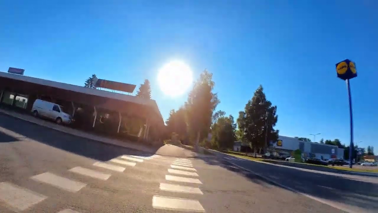 Linnamma to Pateniemen Raitti [Cycling View], Oulu, Finland 🇫🇮 ...