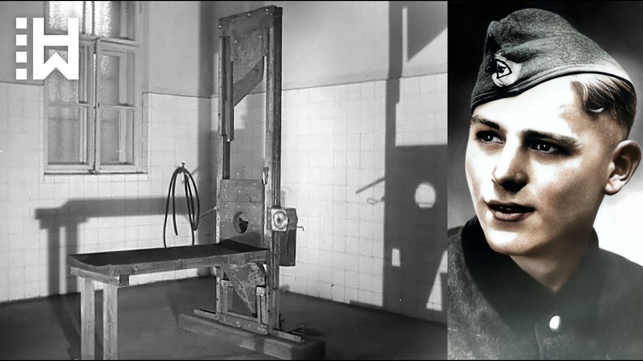 Guillotine execution of a Nazi who massacred over 150 comrades with ...