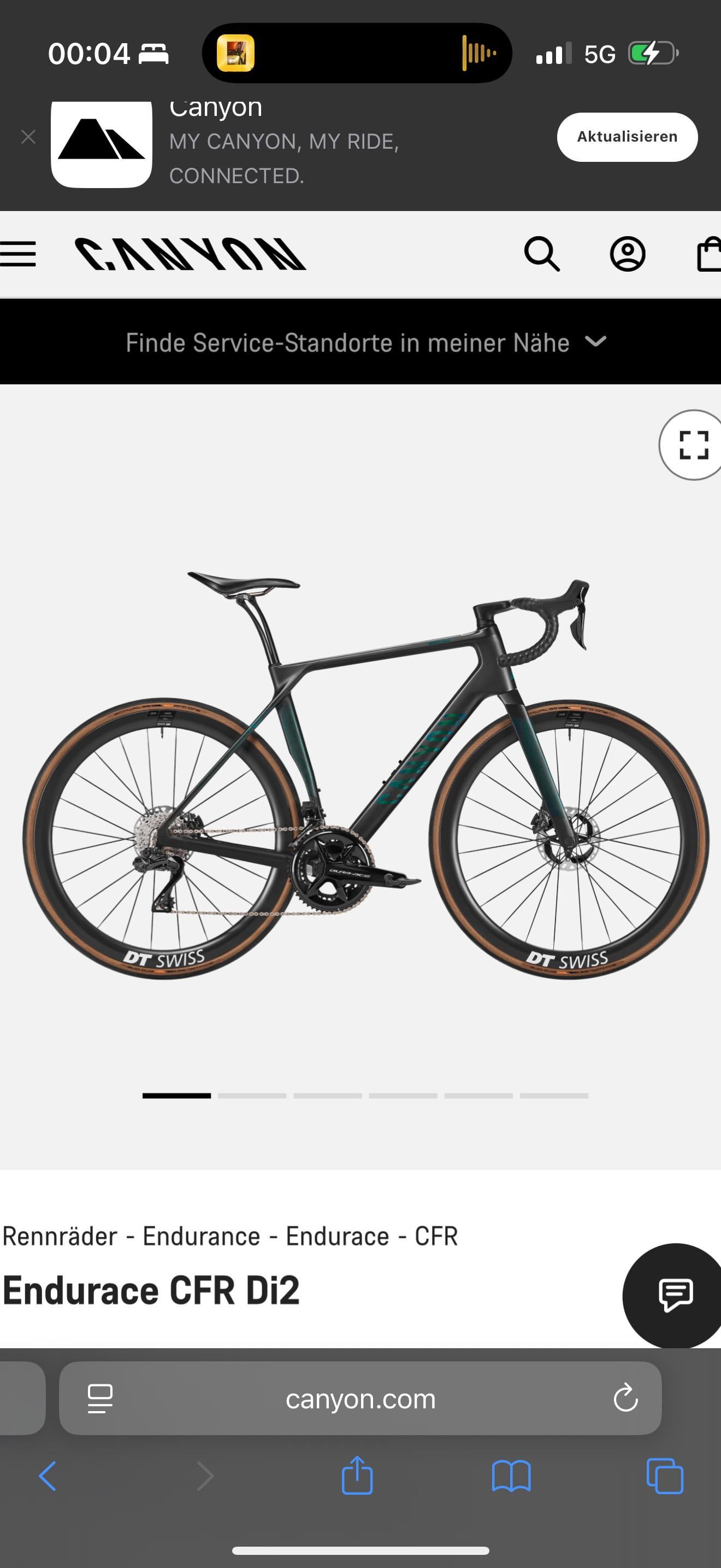 Searching for Canyon Endurance CFR Di2 in Ultra Stealth (Austria/Europe ...