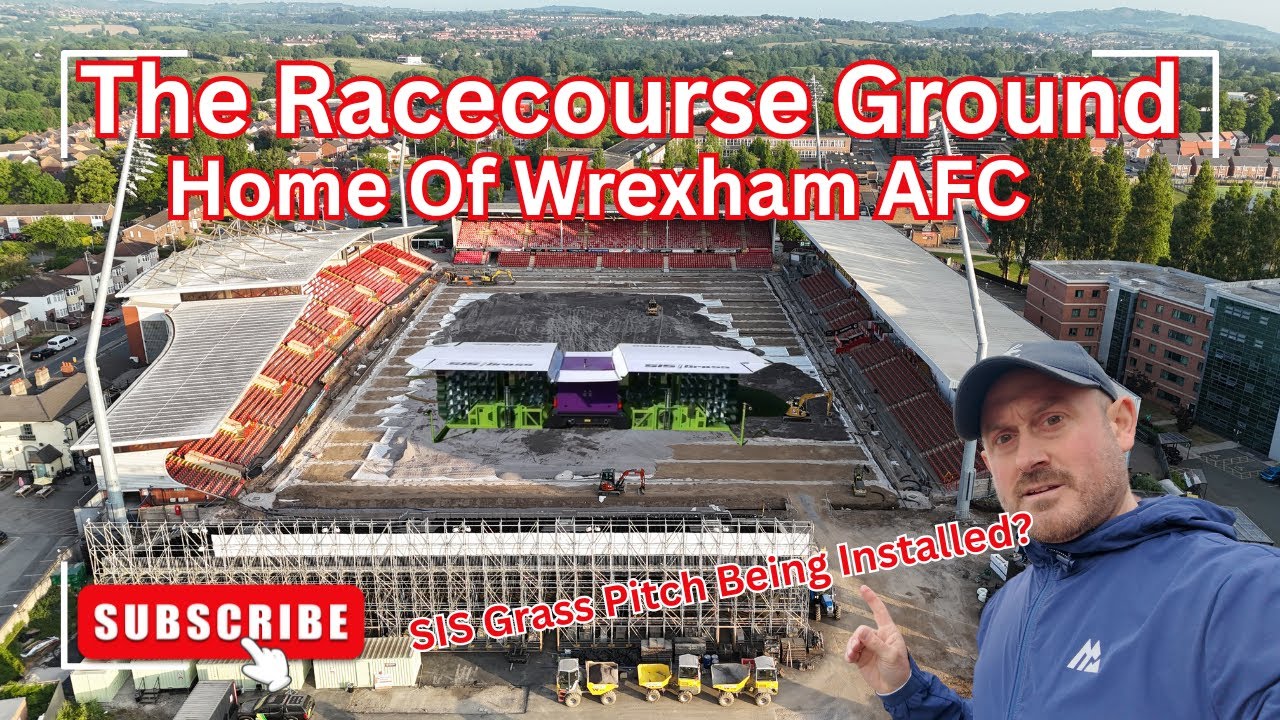 The Racecourse Ground, Home of Wrexham FC. Development Progress on the ...