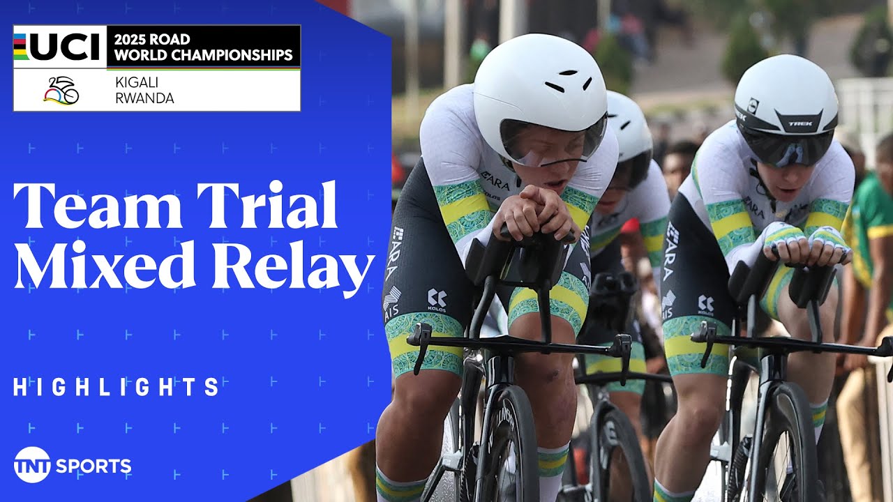 EVENTFUL TT! ⏱️ | Team Time Trial Mixed Relay Highlights | 2025 UCI ...