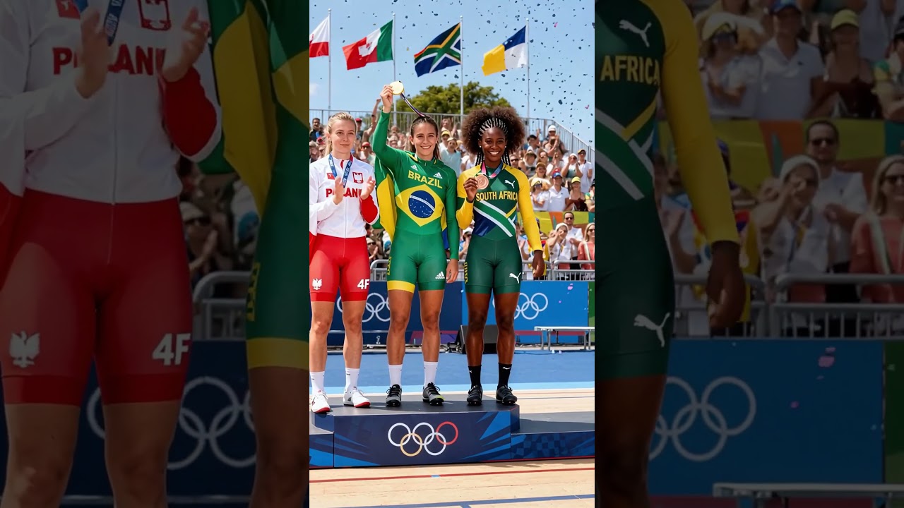 🏆 Olympic Podium Glory: Brazil, Poland, South Africa 🌍 - Cycling Europe