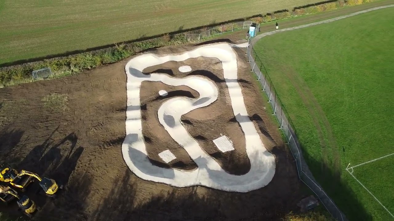 Winterton Cycle Pump Track Constrction 1st November 2025 - Cycling Europe