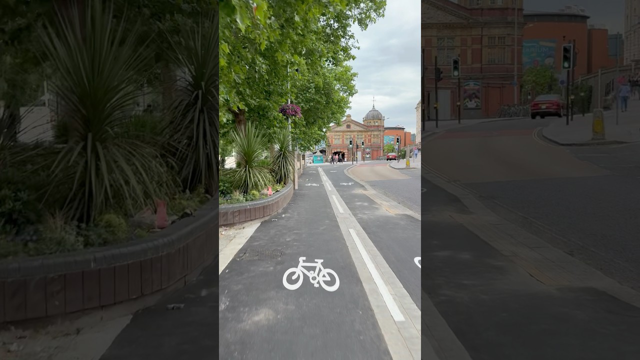 It’s a miracle! We now have a cycle path through the Centre that ...