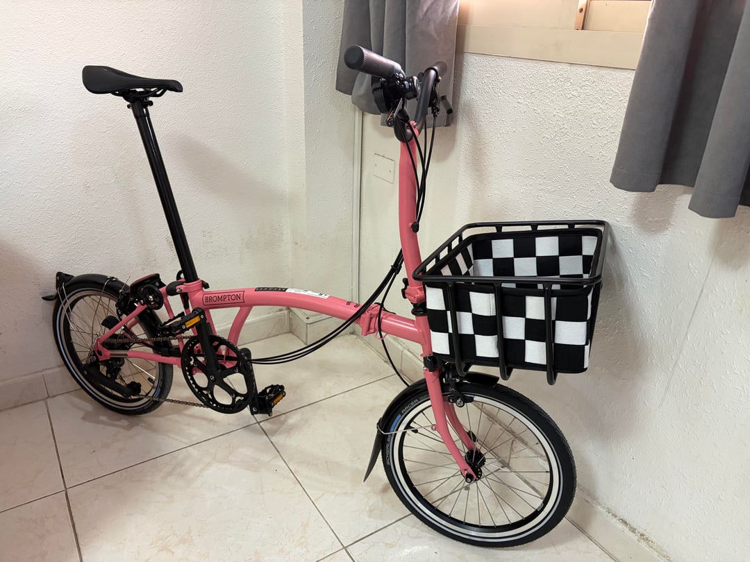 Brompton C-line 12 Speed in Flamingo 🦩 Pink New Today - Cycling Europe