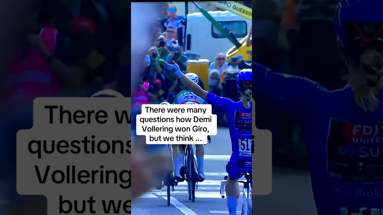 DEMI VOLLERING turns Giro around and writes HISTORY! #shorts - Cycling ...