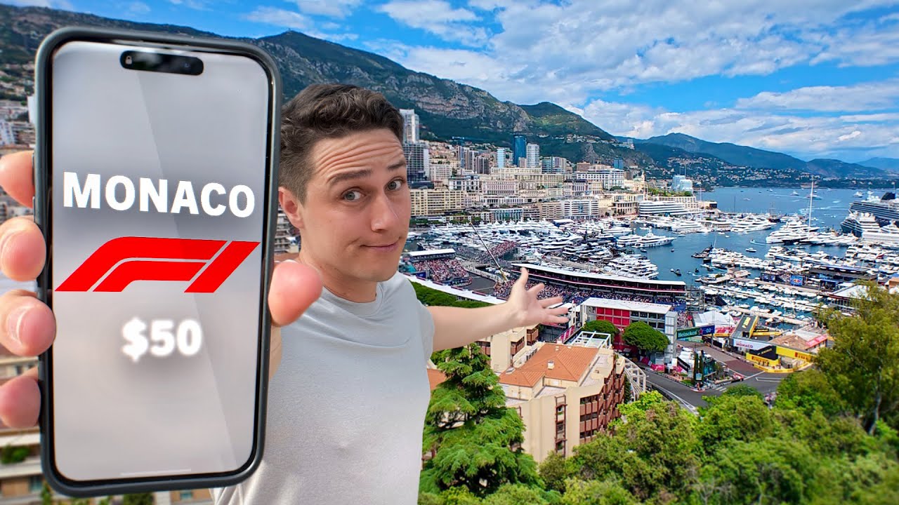 I bought the CHEAPEST ticket at the Monaco F1 race - Cycling Europe