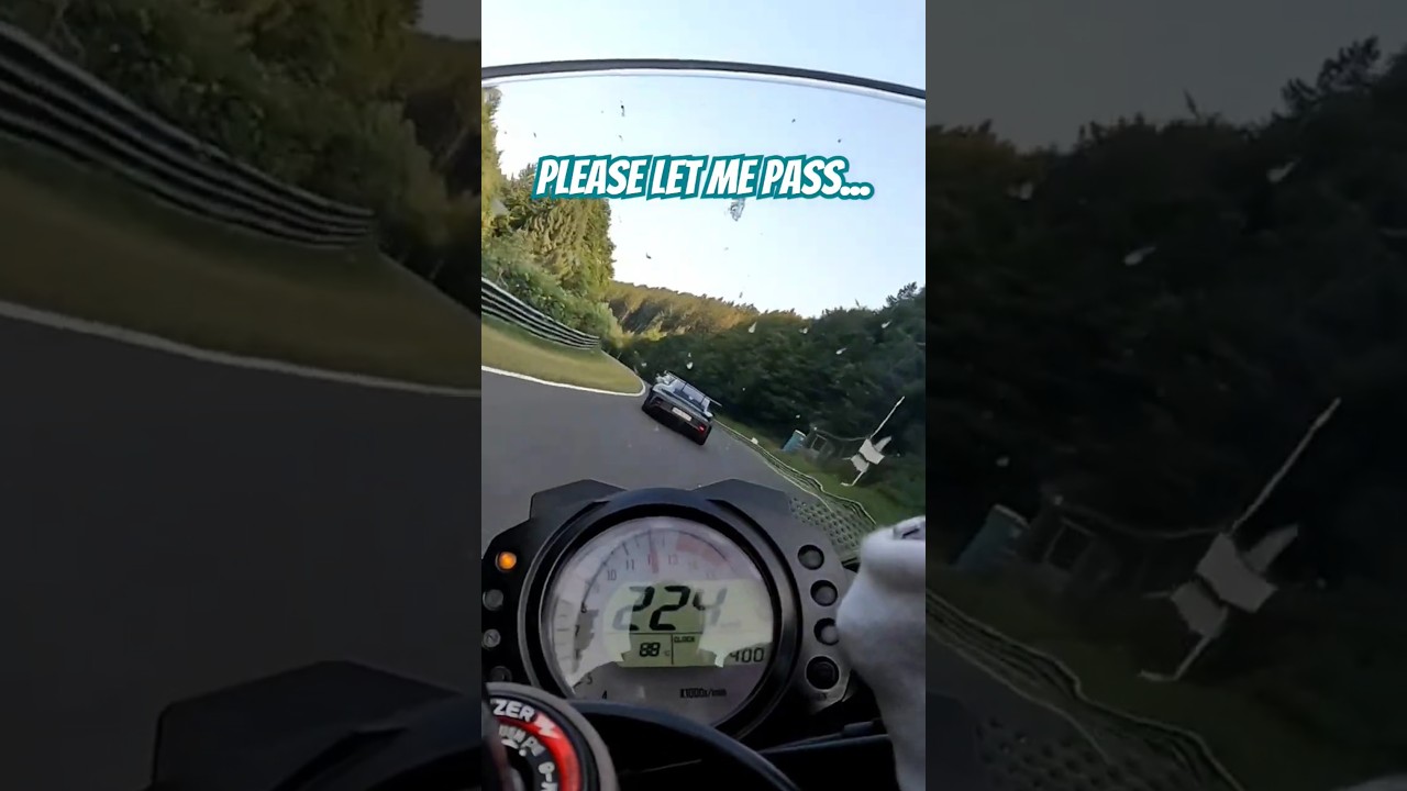 "Motorcycles always hold up the cars on the nürburgring..."😤 Vol.2 # ...